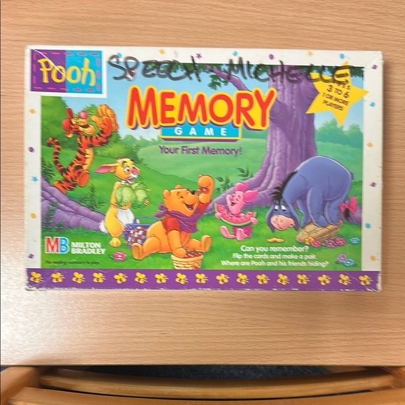 Milton Bradley | Toys | Pooh Memory Game Colorful Kids Puzzle | Poshmark
